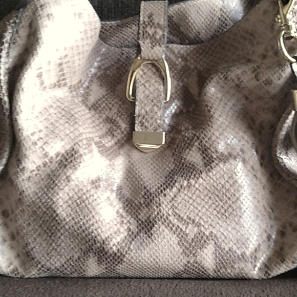 G.I.L.I. | Bags | Gili Leather Snakeskin Bag | Poshmark
